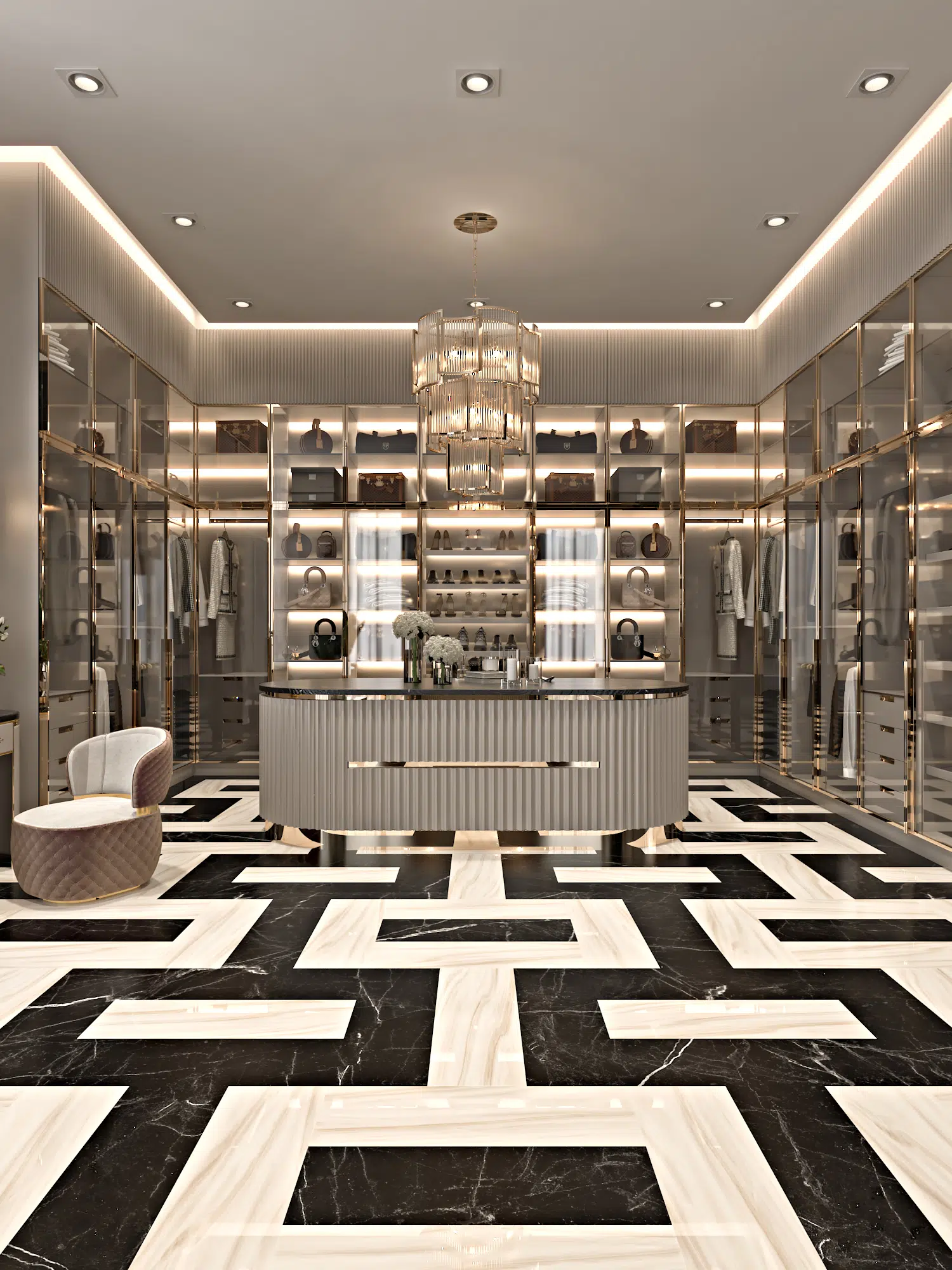 Concept Dressing Room - Model 03 - Zebrano Furniture - Luxury Philosophy