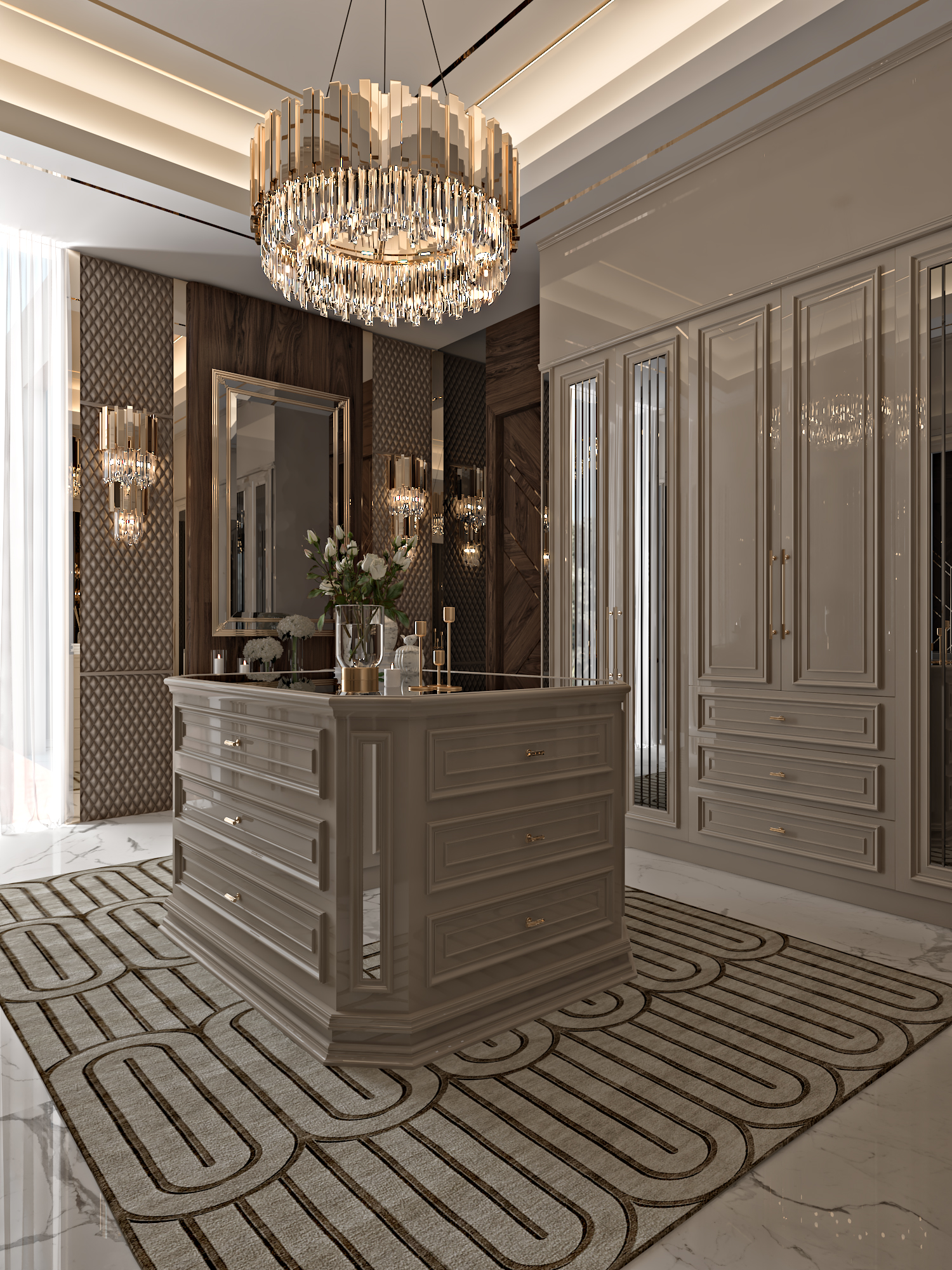 Concept Dressing Room - Model 04 - Zebrano Furniture - Luxury Philosophy