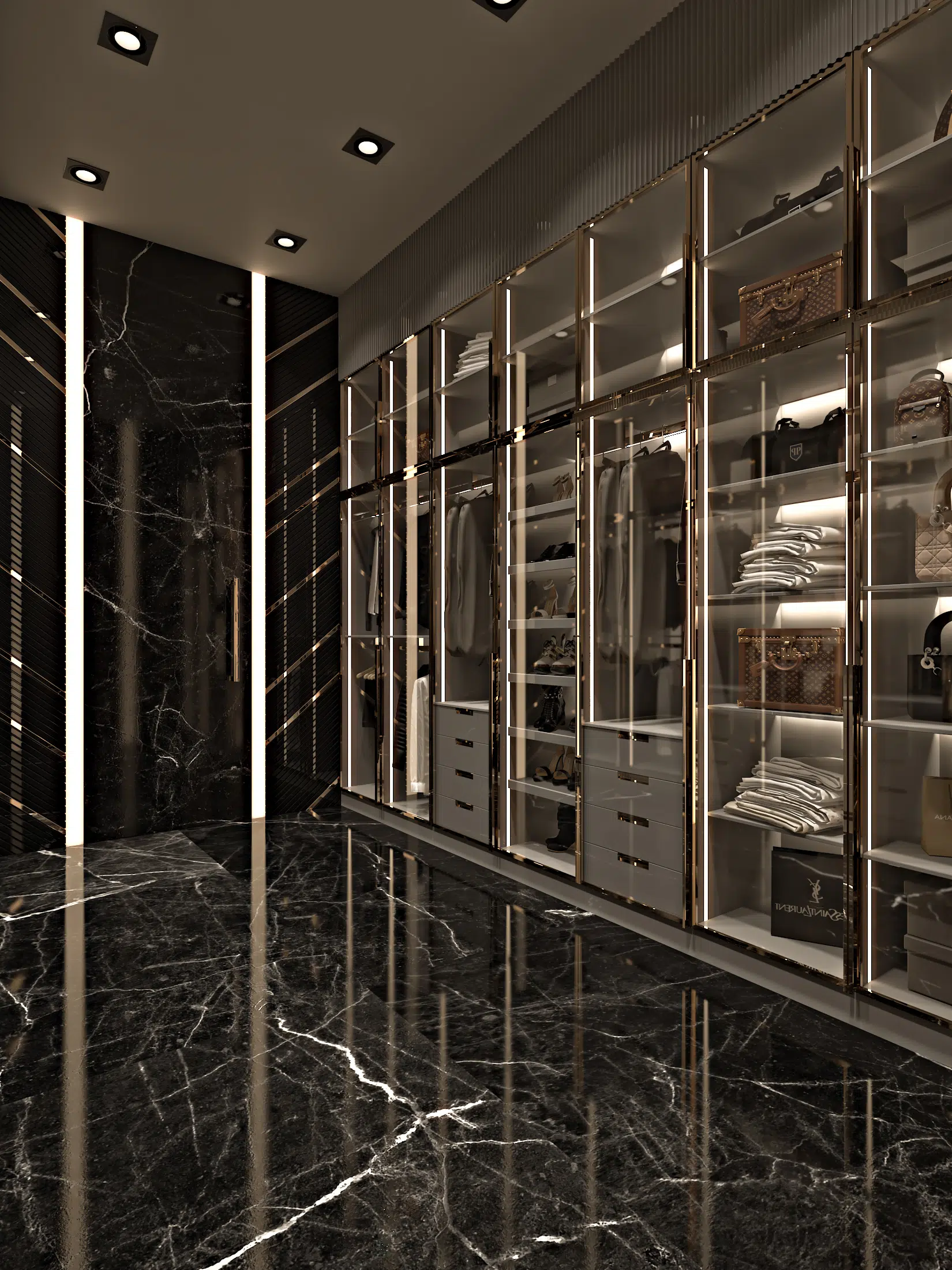 Concept Dressing Room - Model 05 - Zebrano Furniture - Luxury Philosophy