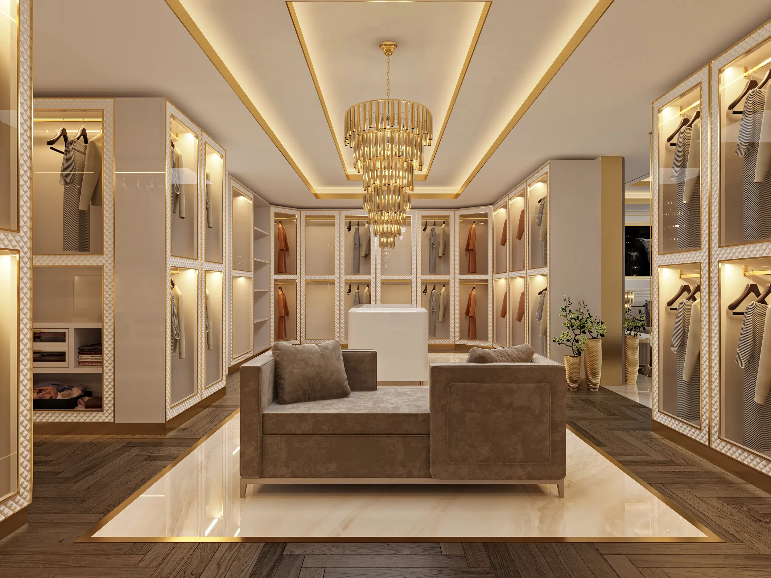 Concept Dressing Room - Model 09 - Zebrano Furniture - Luxury Philosophy