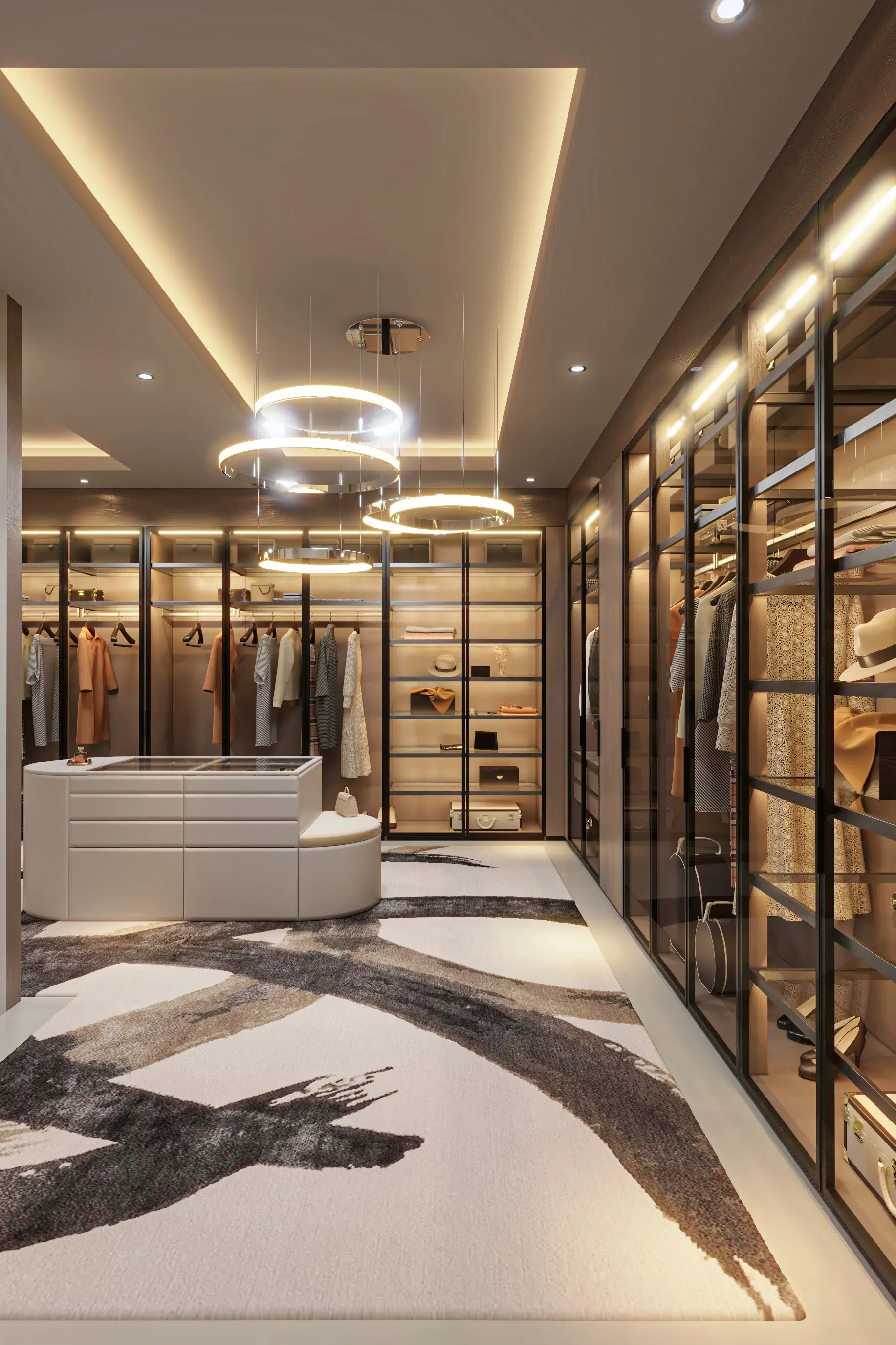 Concept Dressing Room - Model 08 - Zebrano Furniture - Luxury Philosophy